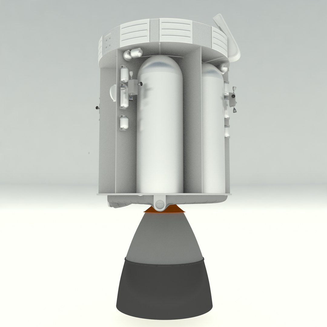 3d Model Apollo Service Module