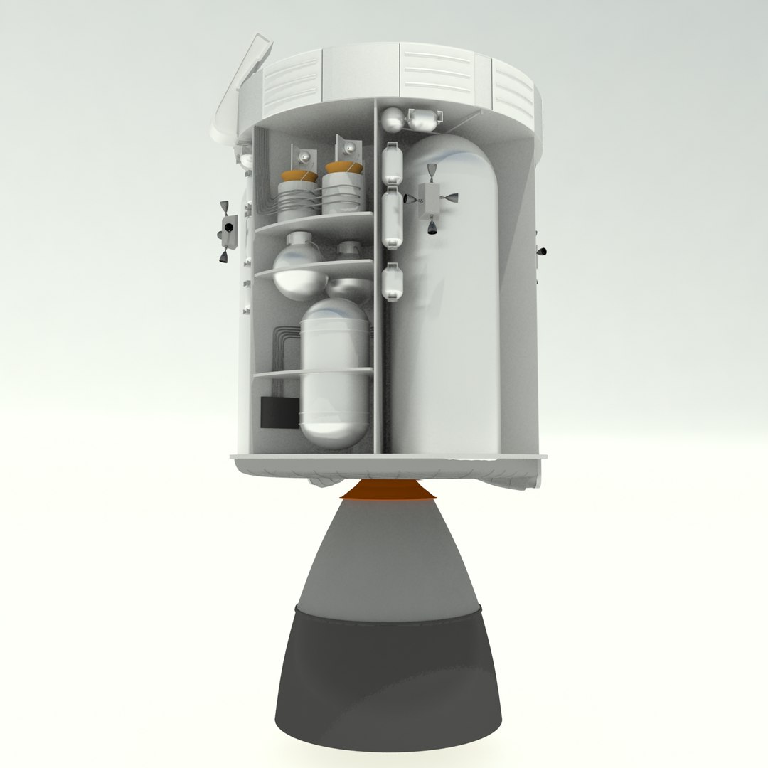 3d Model Apollo Service Module
