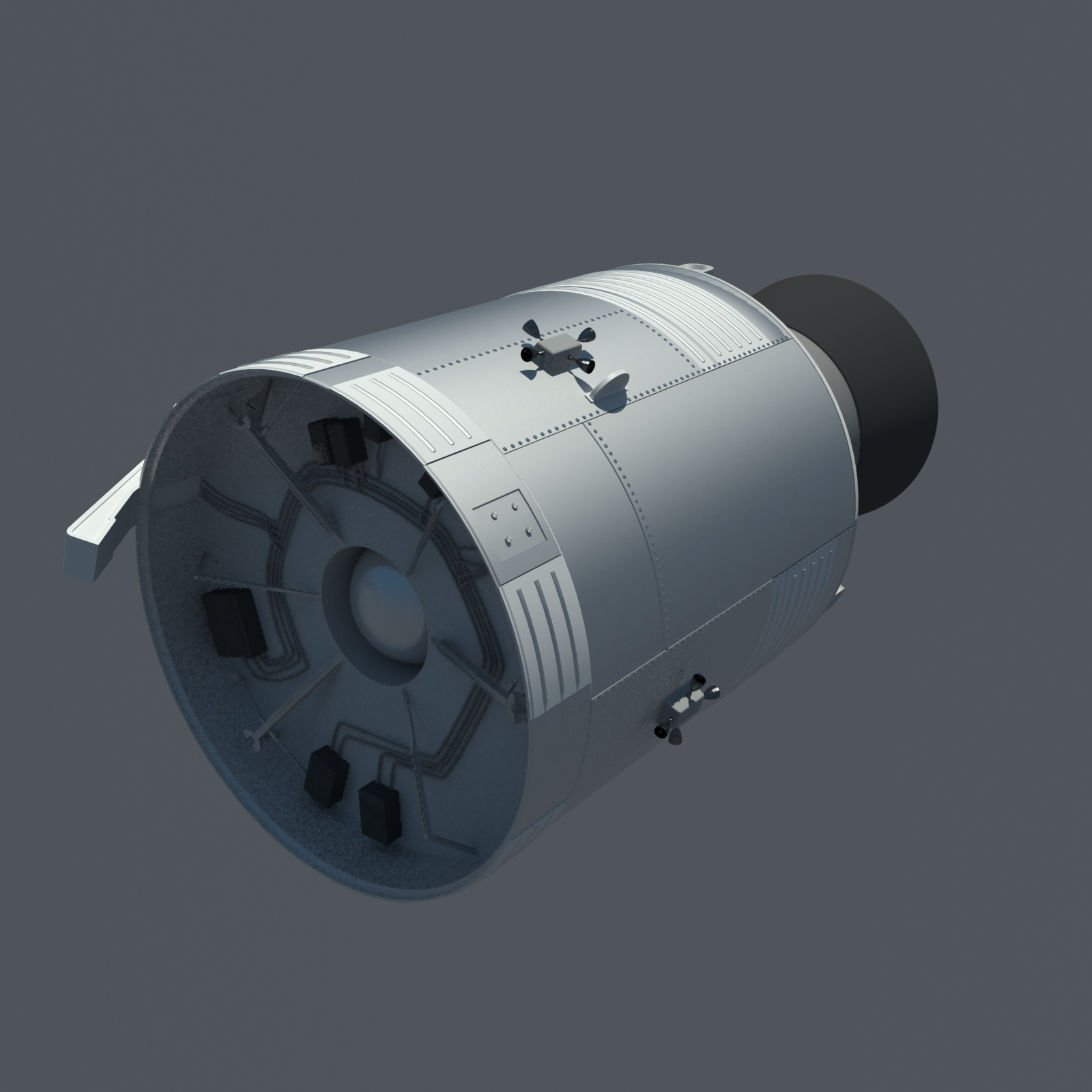 3d model apollo service module