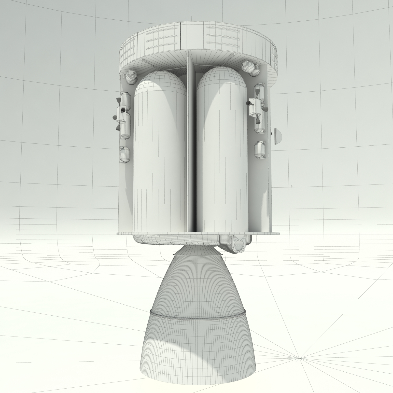 3d model apollo service module