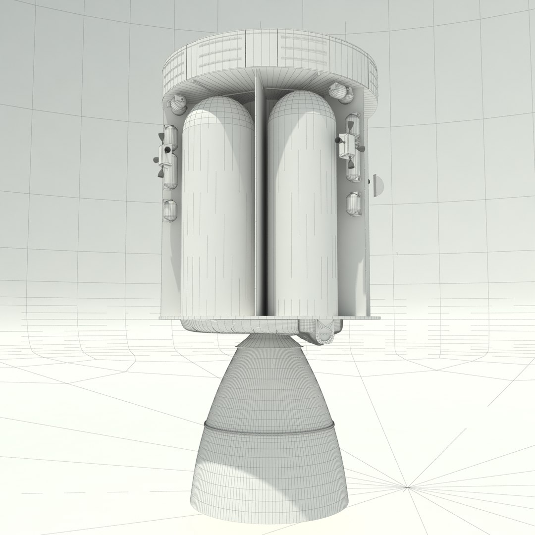 3d Model Apollo Service Module