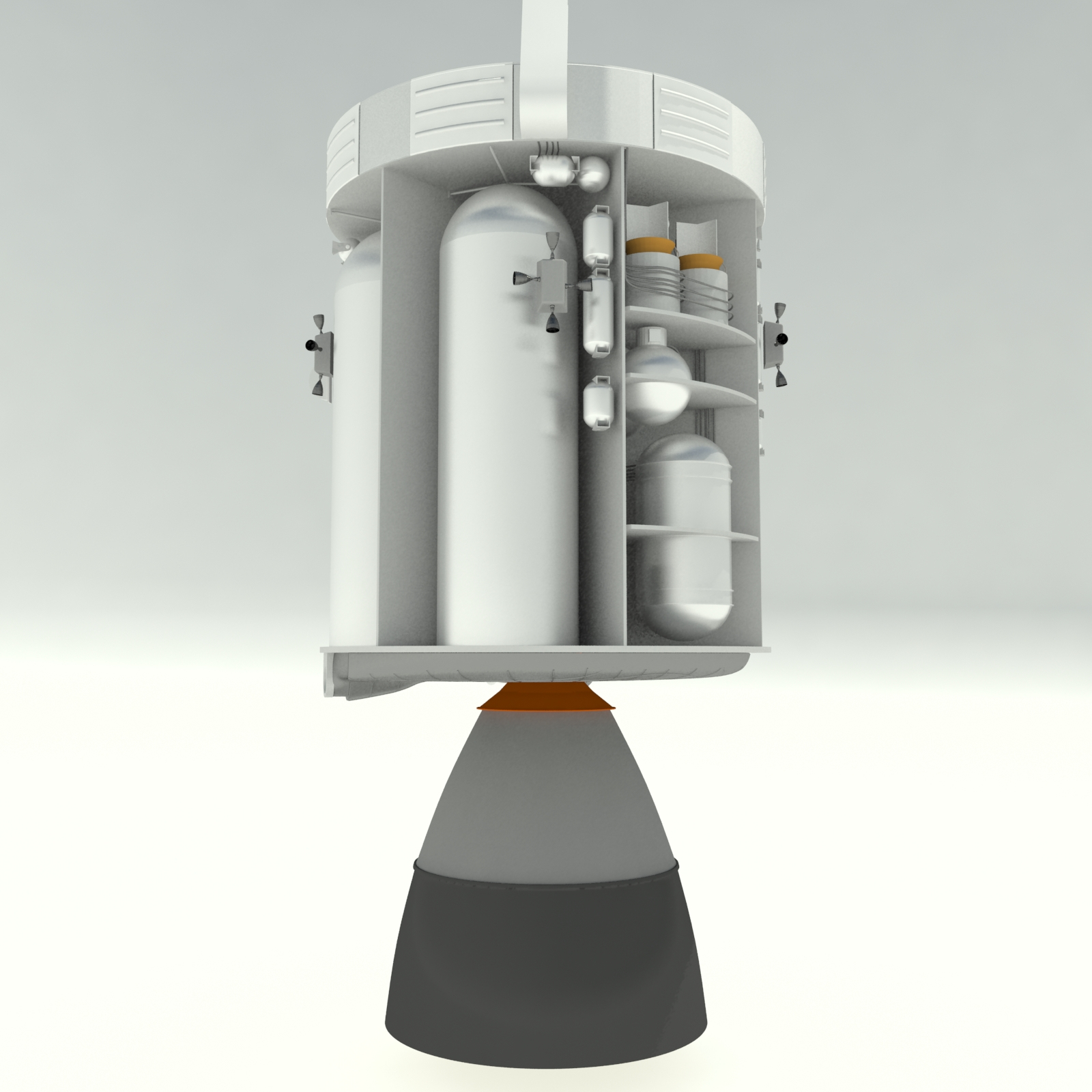 3d model apollo service module