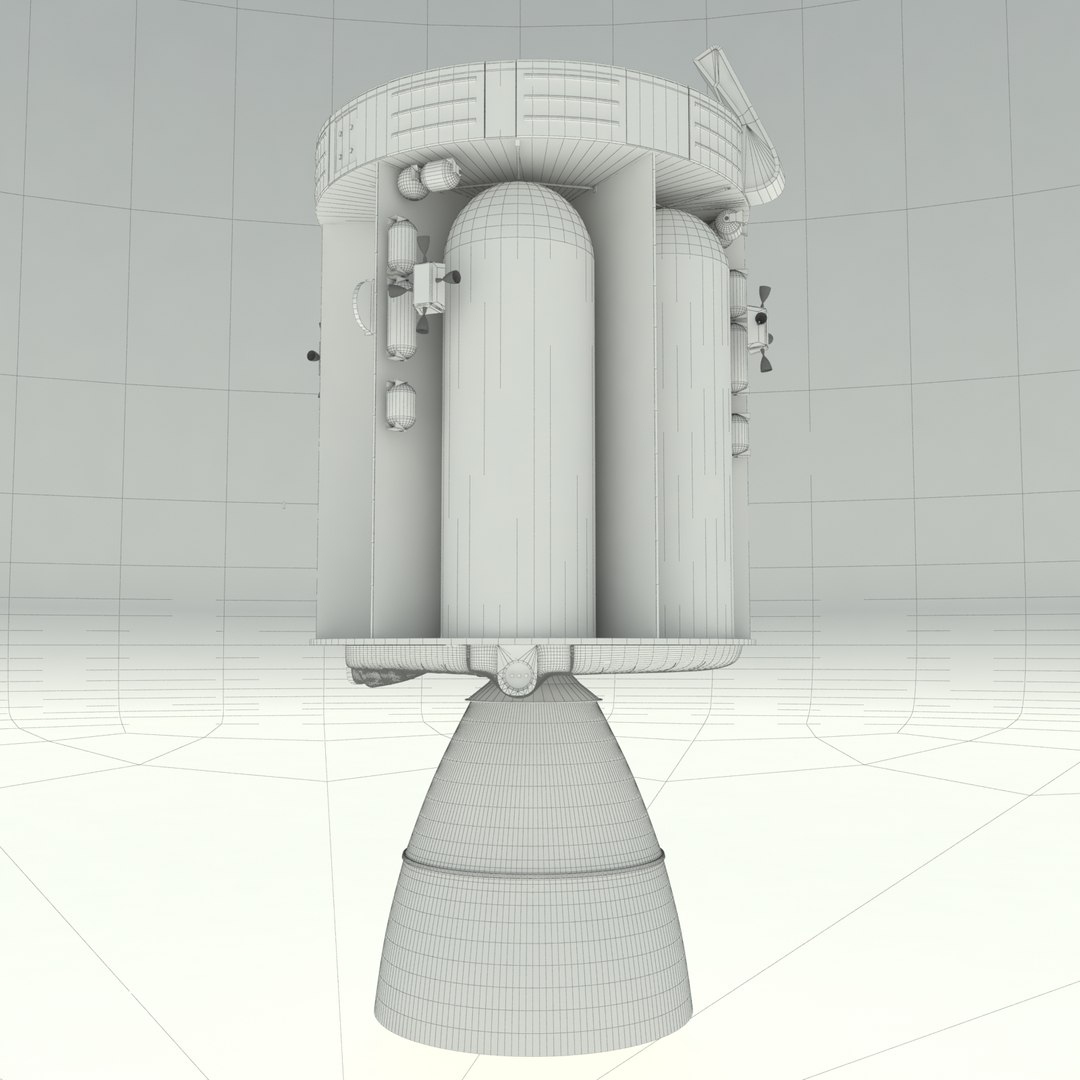 3d Model Apollo Service Module