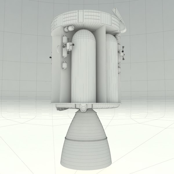 3d model apollo service module