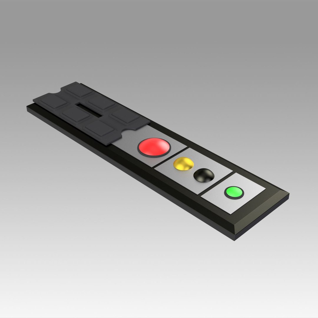 Star Remote Control 3D Model - TurboSquid 1601379