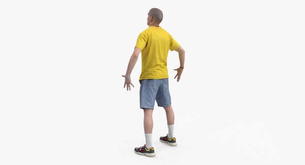 3D Jaxon Casual Summer A Pose model - TurboSquid 2034333