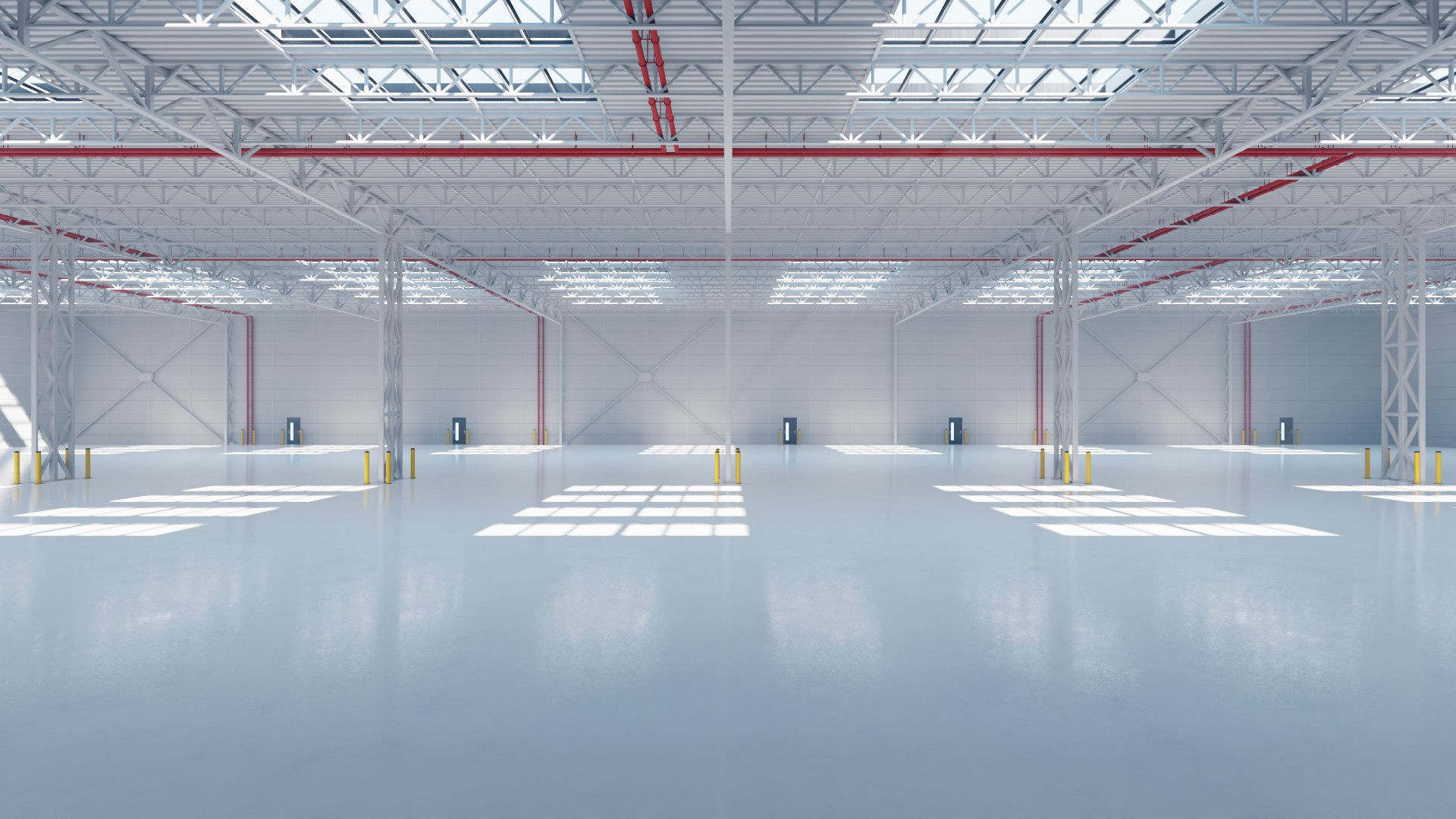 Large modern warehouse for Blender Eevee and Cycles 3D - TurboSquid 1970601