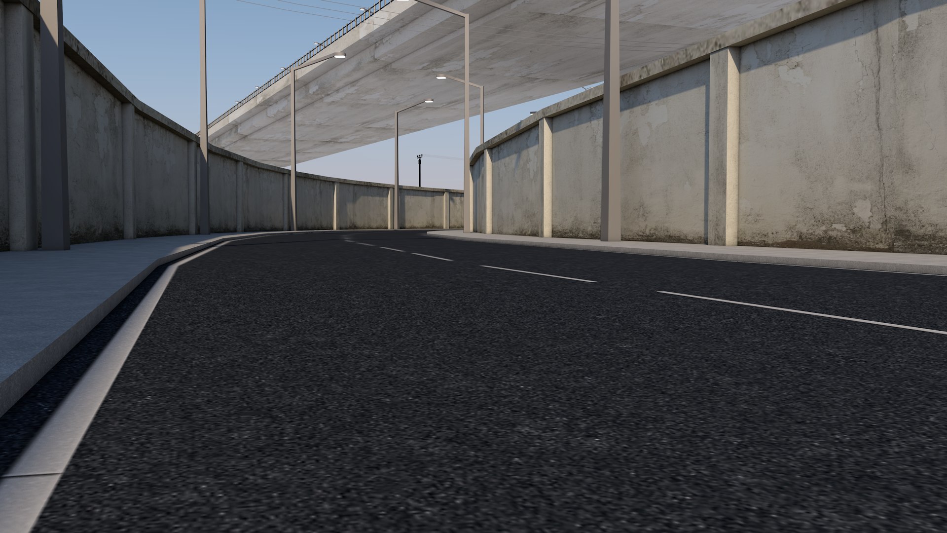 3D Model Highways Freeway Infrastructure - TurboSquid 1562787