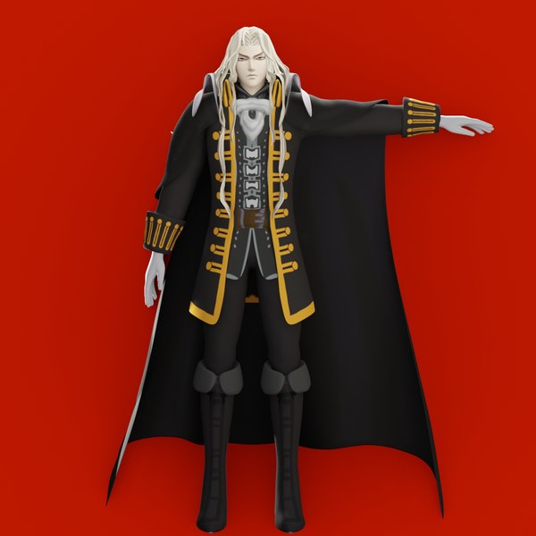 modelo 3d ALUCARD 3D - castlevania- RIGGED - TurboSquid 1888930