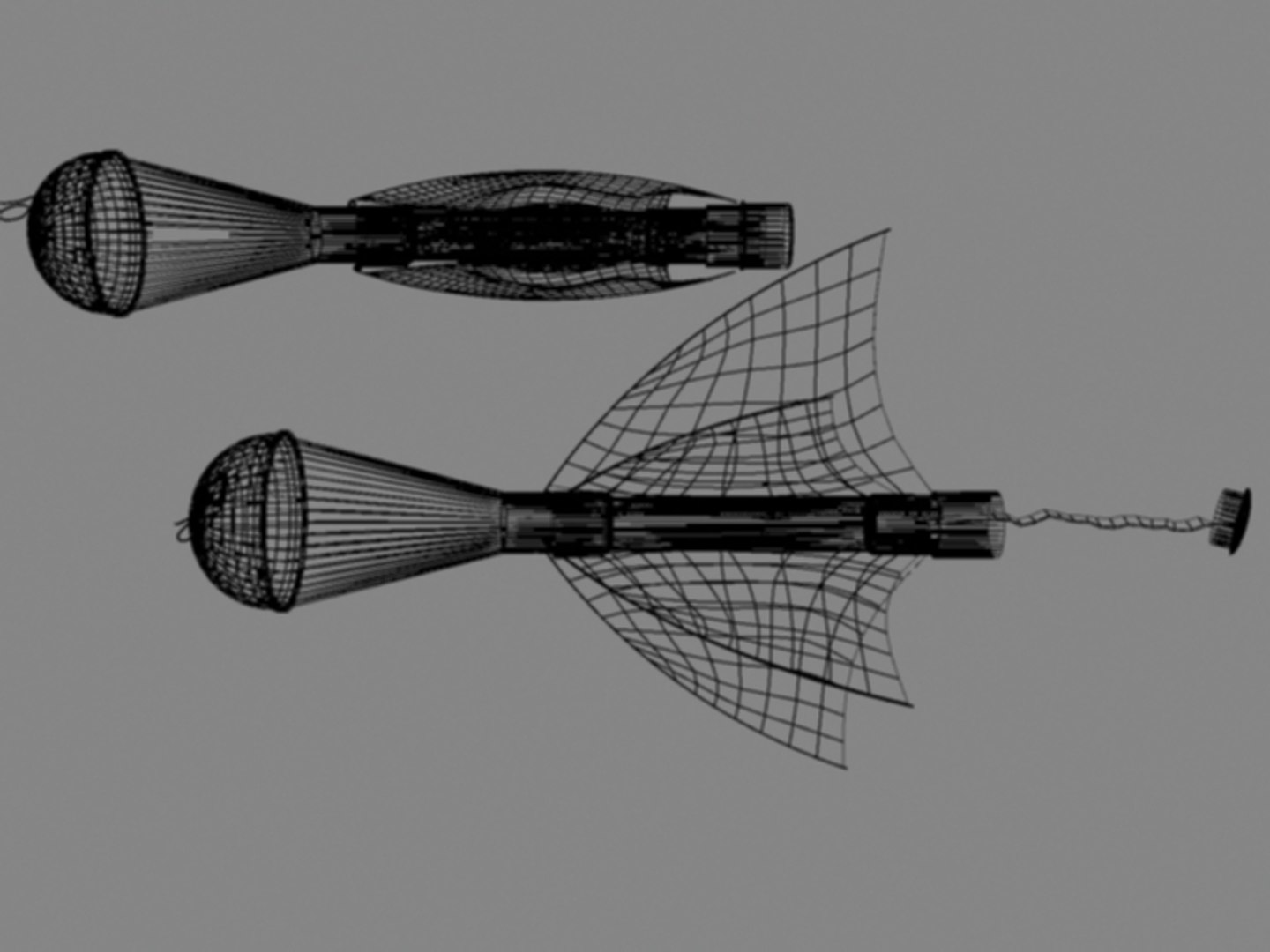 3d wwii german panzerwurfmine l