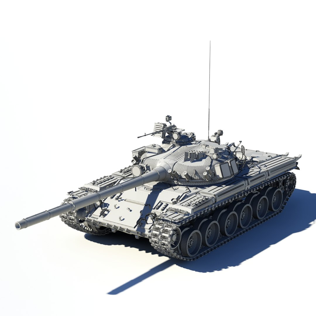 T-80 Tank 3D Model - TurboSquid 1220906