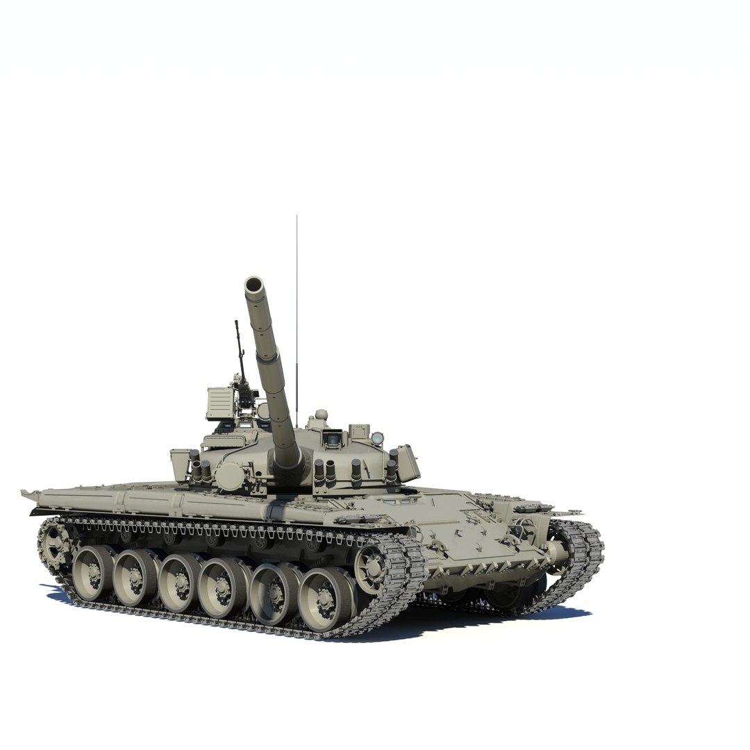 T-80 Tank 3D Model - TurboSquid 1220906