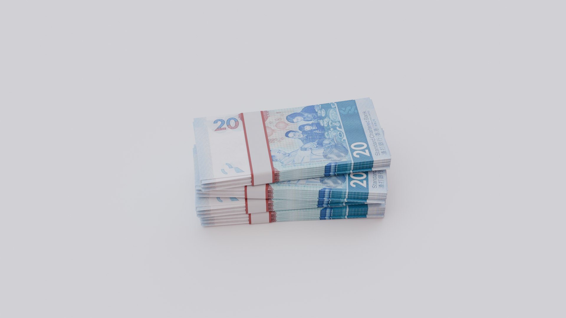 20 Hong Kong Dollar HKD Currency 3D Model - TurboSquid 2385787