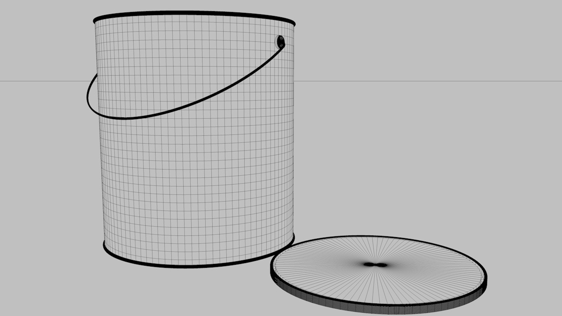 Free Paint Bucket 3d Model