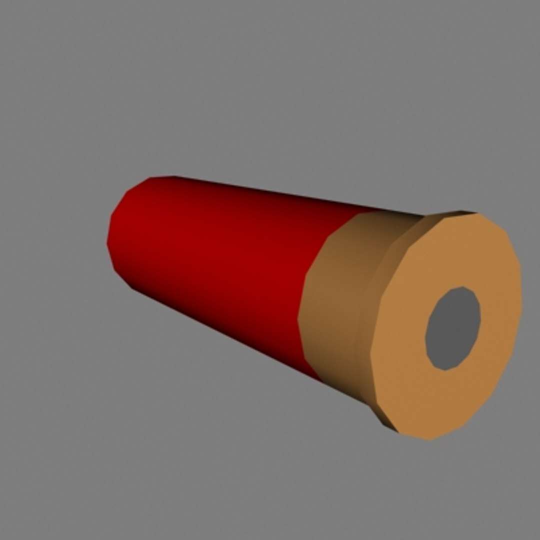 3d Shotgun Shell