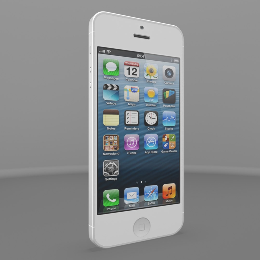 3d Apple Iphone 5s Model