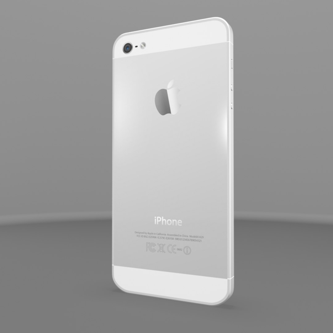 3d Apple Iphone 5s Model