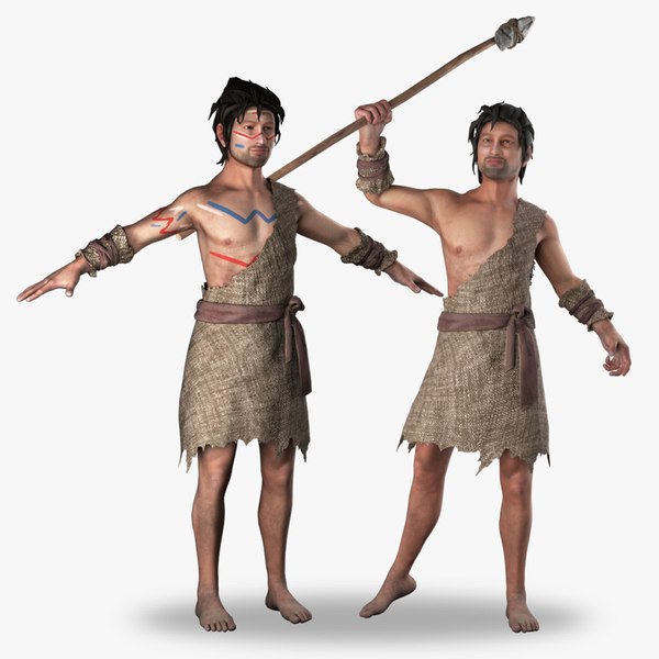 modelo 3d primitive man - TurboSquid 2056055