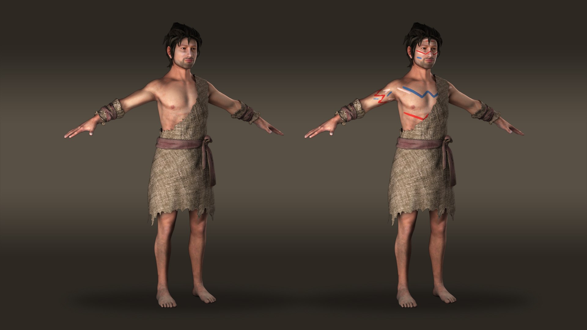 Primitive Man Model - TurboSquid 2056055