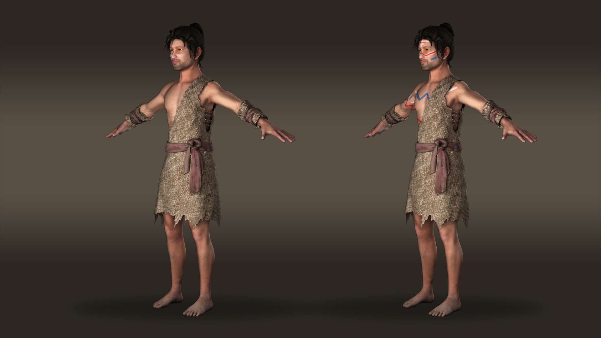 Primitive Man Model - TurboSquid 2056055