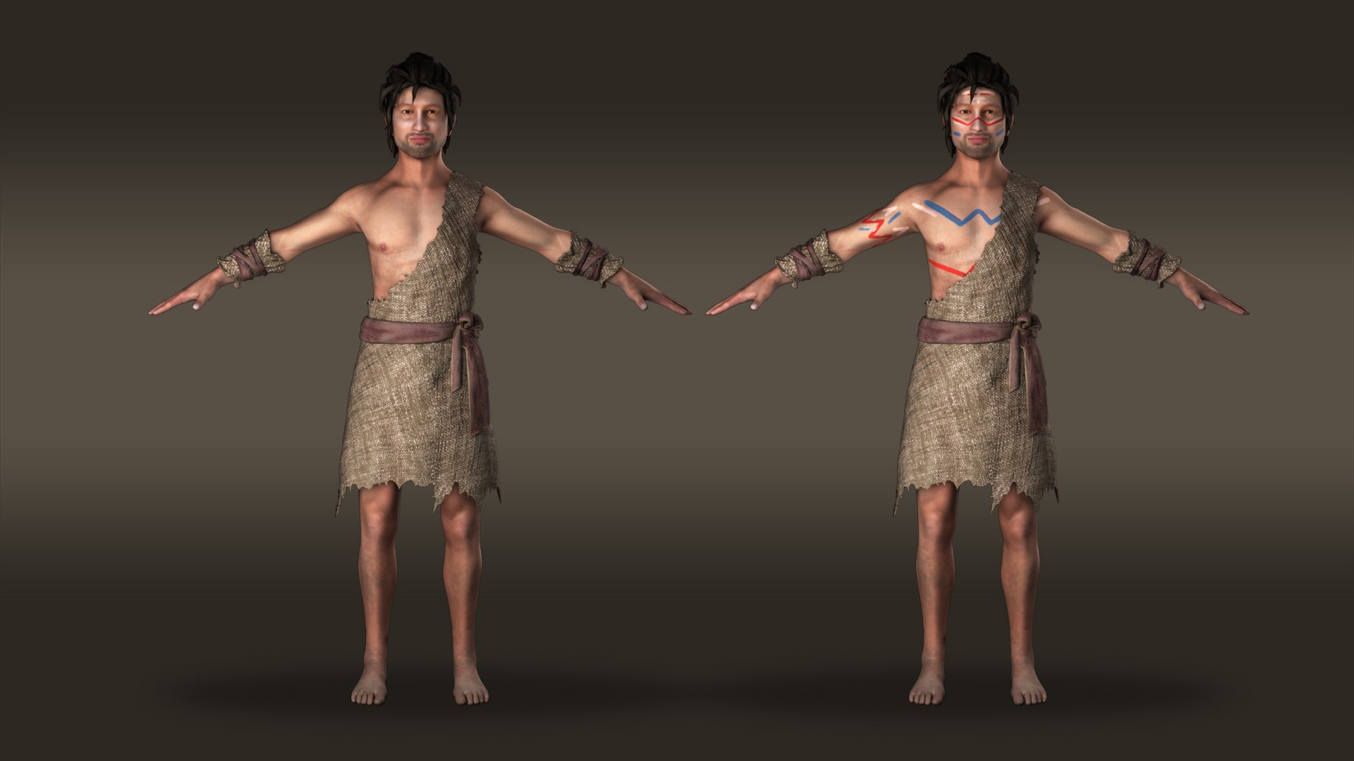 Primitive Man Model - TurboSquid 2056055