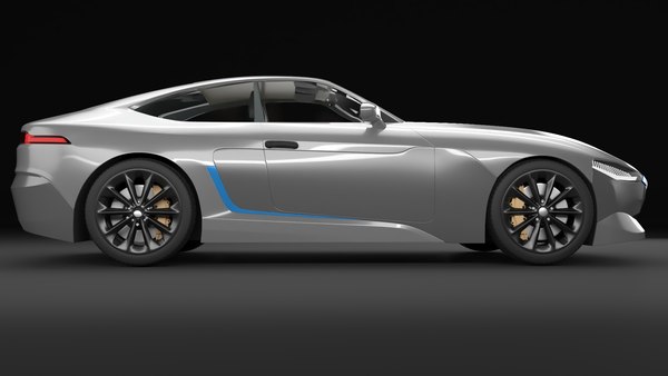 Generic Coupe Car 3D model - TurboSquid 1999977