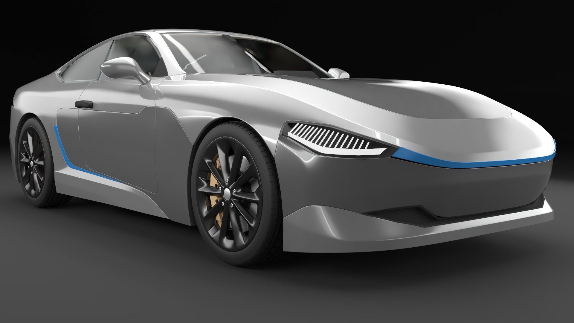 Generic Coupe Car 3D Model - TurboSquid 1999977