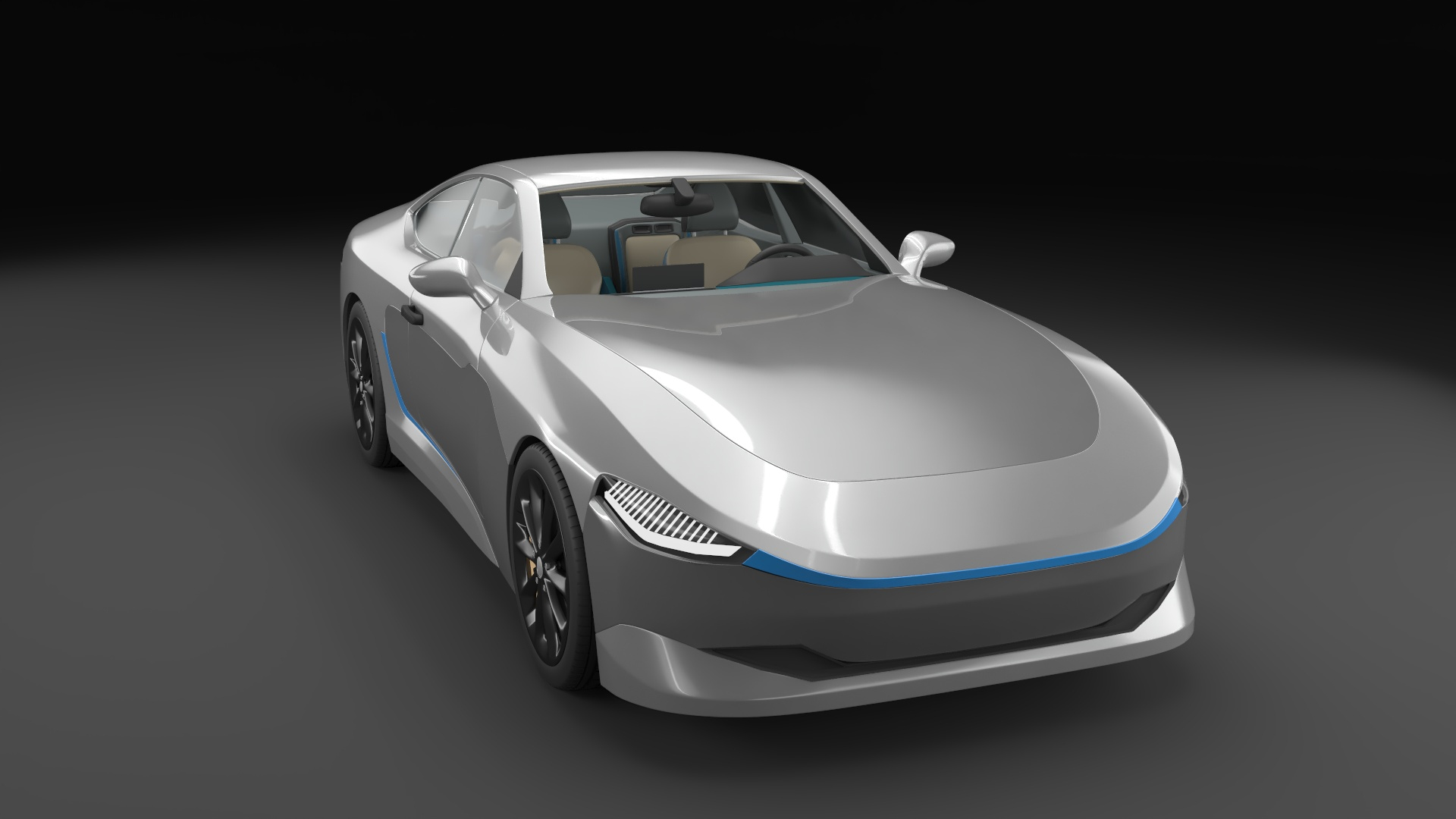 Generic Coupe Car 3D Model - TurboSquid 1999977