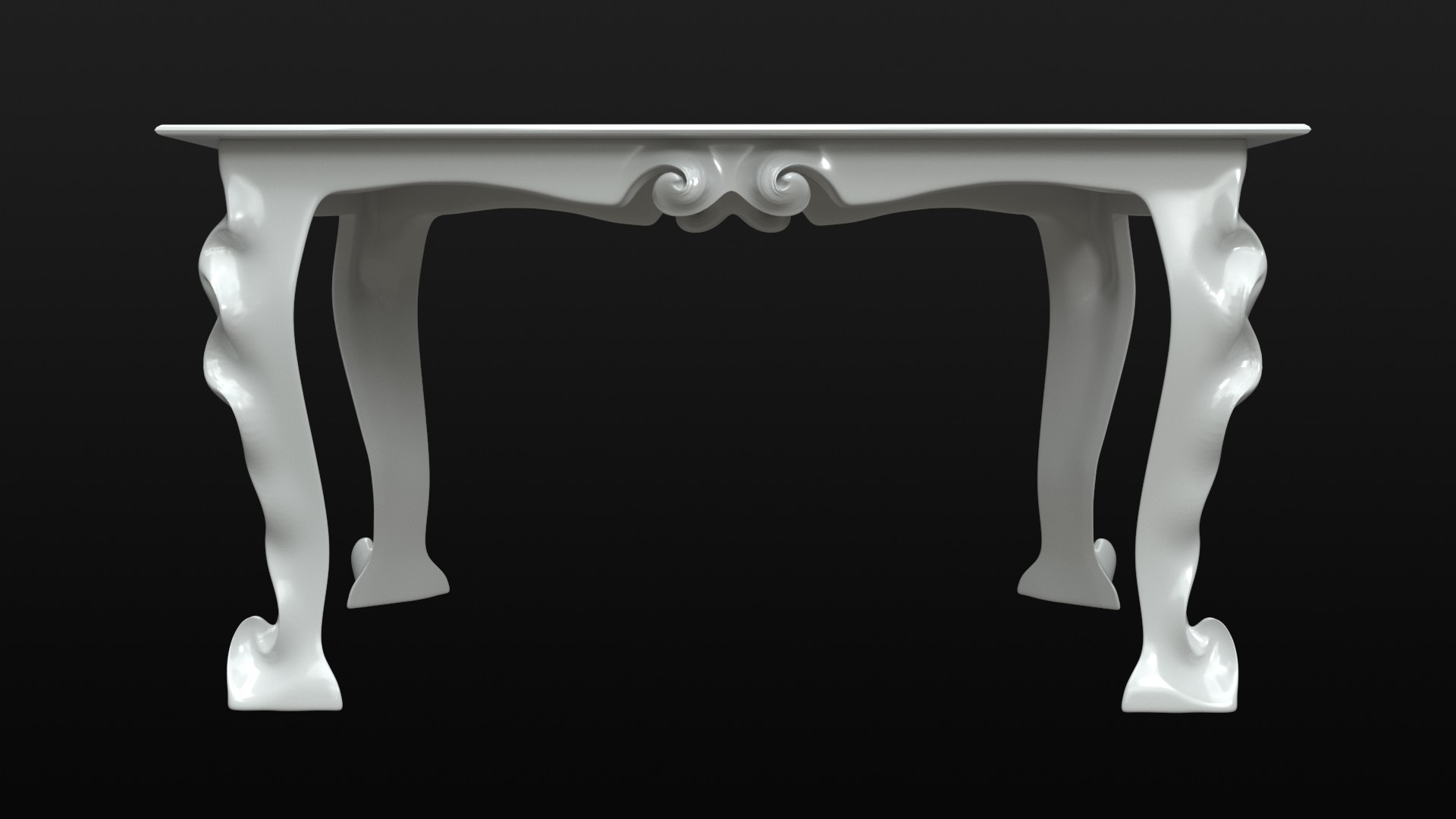 Ornate Table 3D Model - TurboSquid 1293394