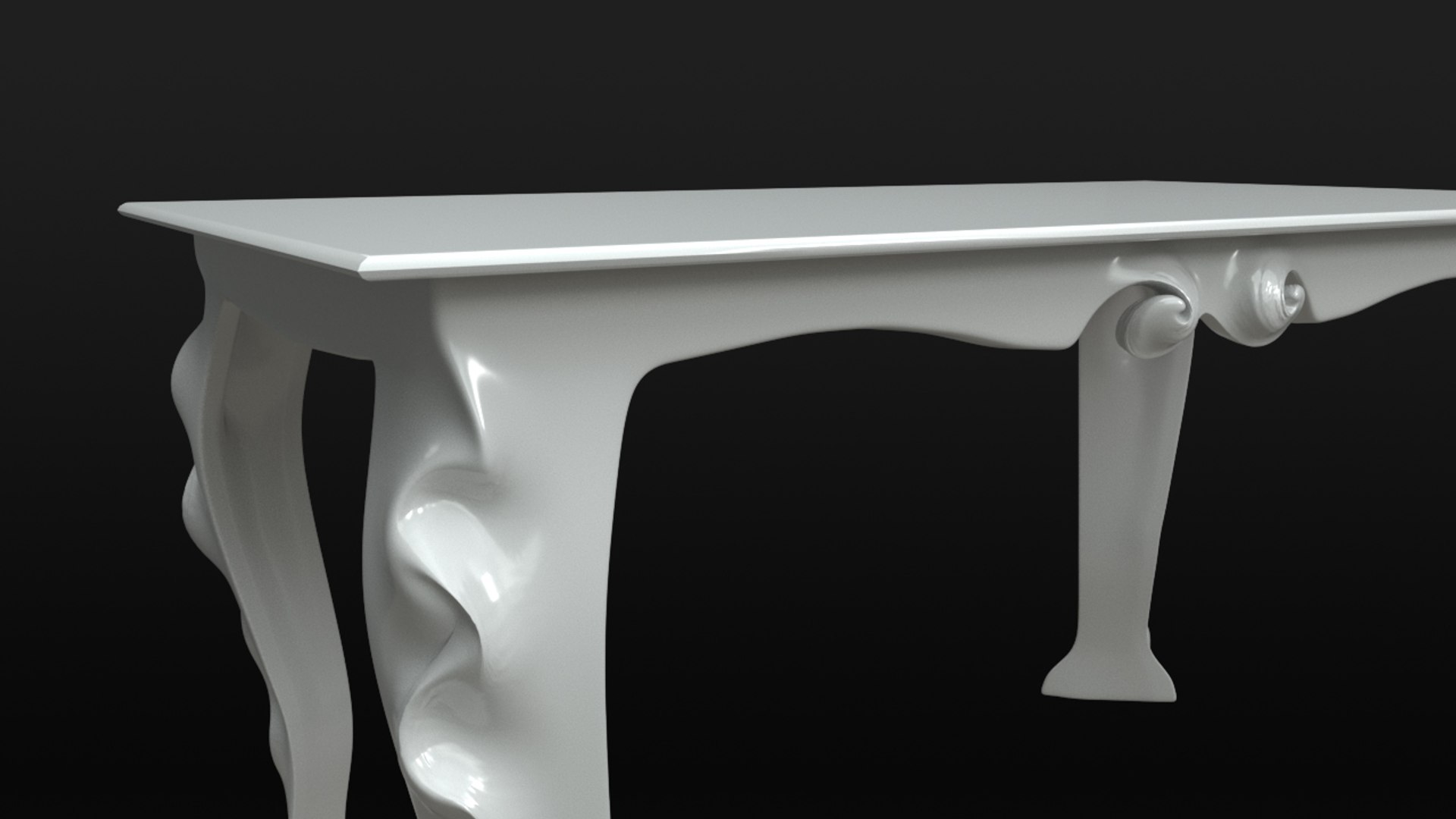 Ornate Table 3D Model - TurboSquid 1293394