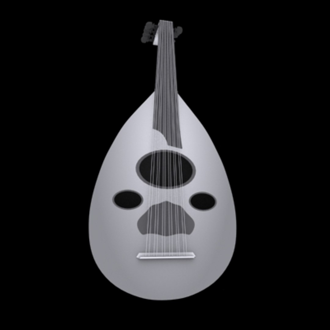Old Oriental Music 3d Model