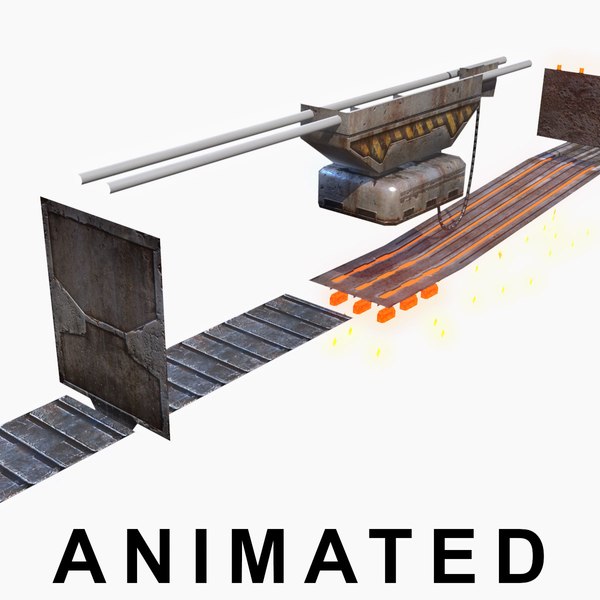 Animated Conveyor Belt 3D Models for Download | TurboSquid