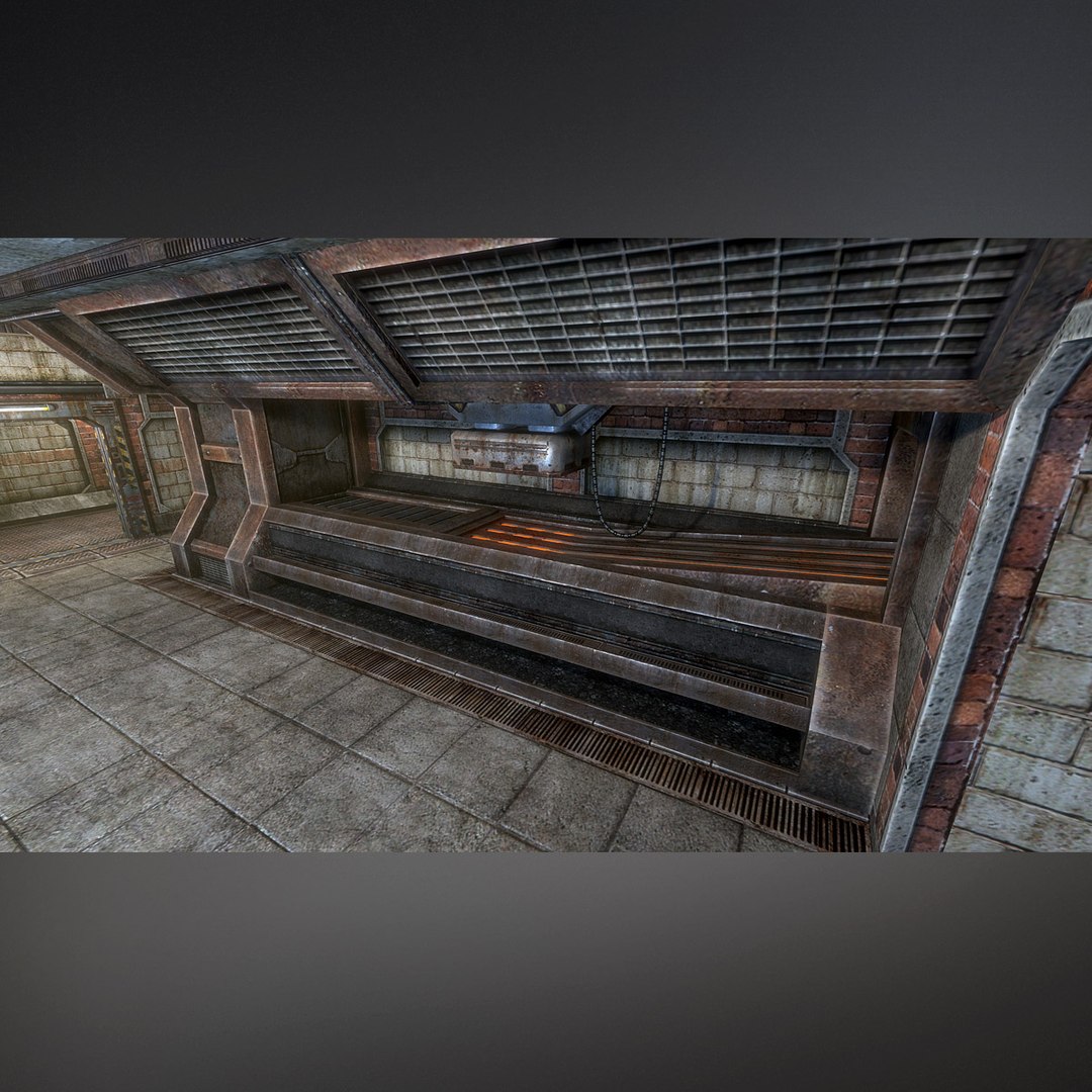 Low-poly Conveyor Foundry 3d Max