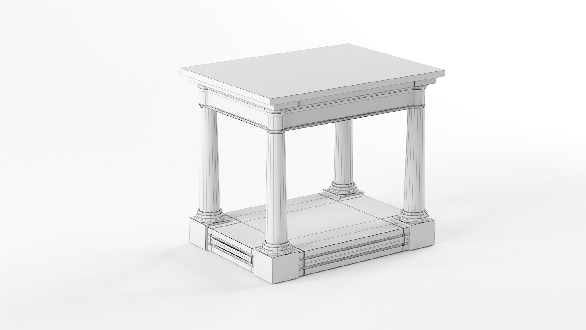 3D BERTRAND SIDE TABLE Model - TurboSquid 1725692