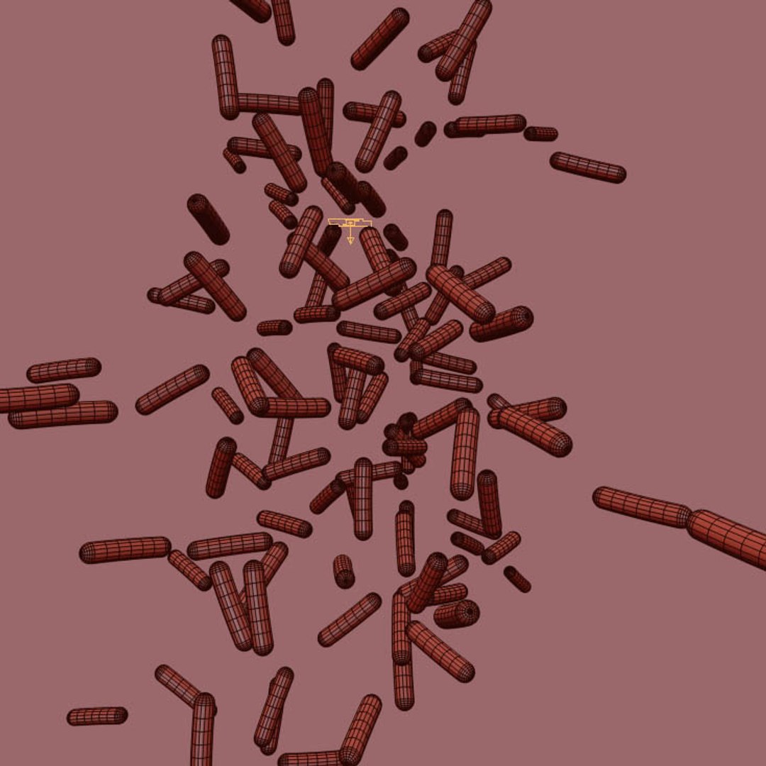 3d Bacteria Cell Animation