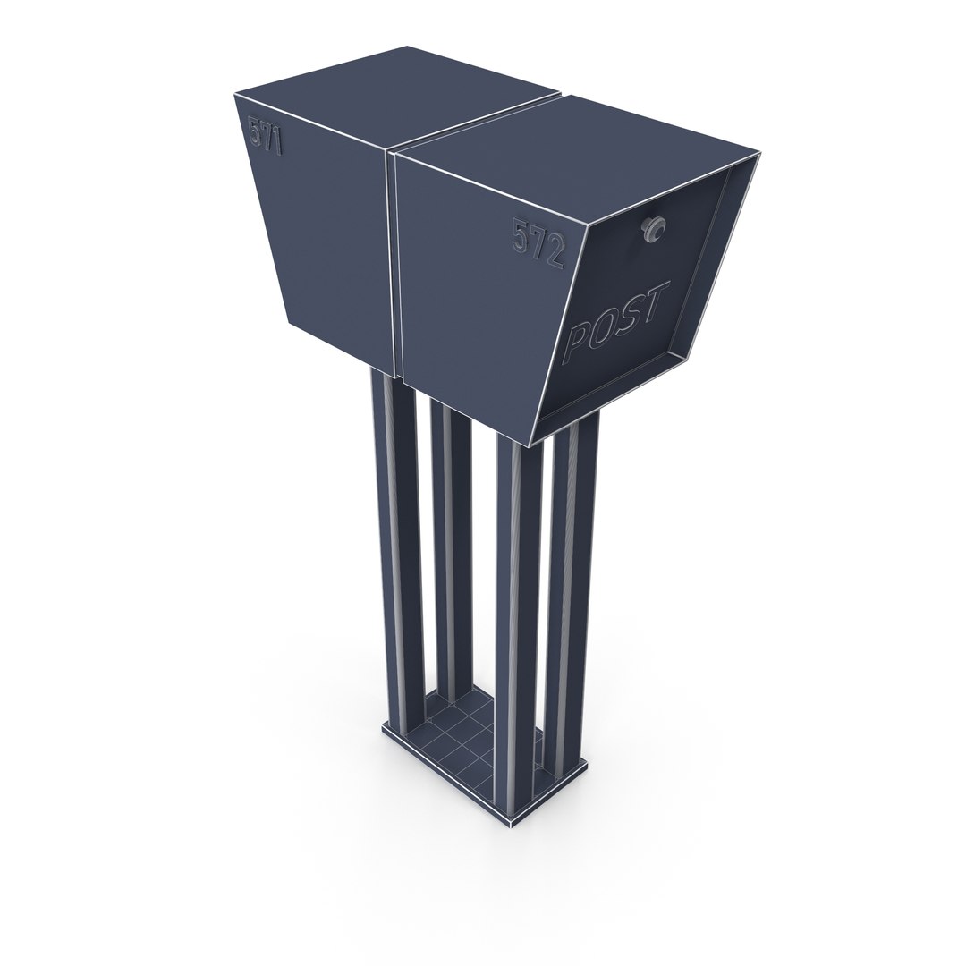 3D mailbox model - TurboSquid 2162982