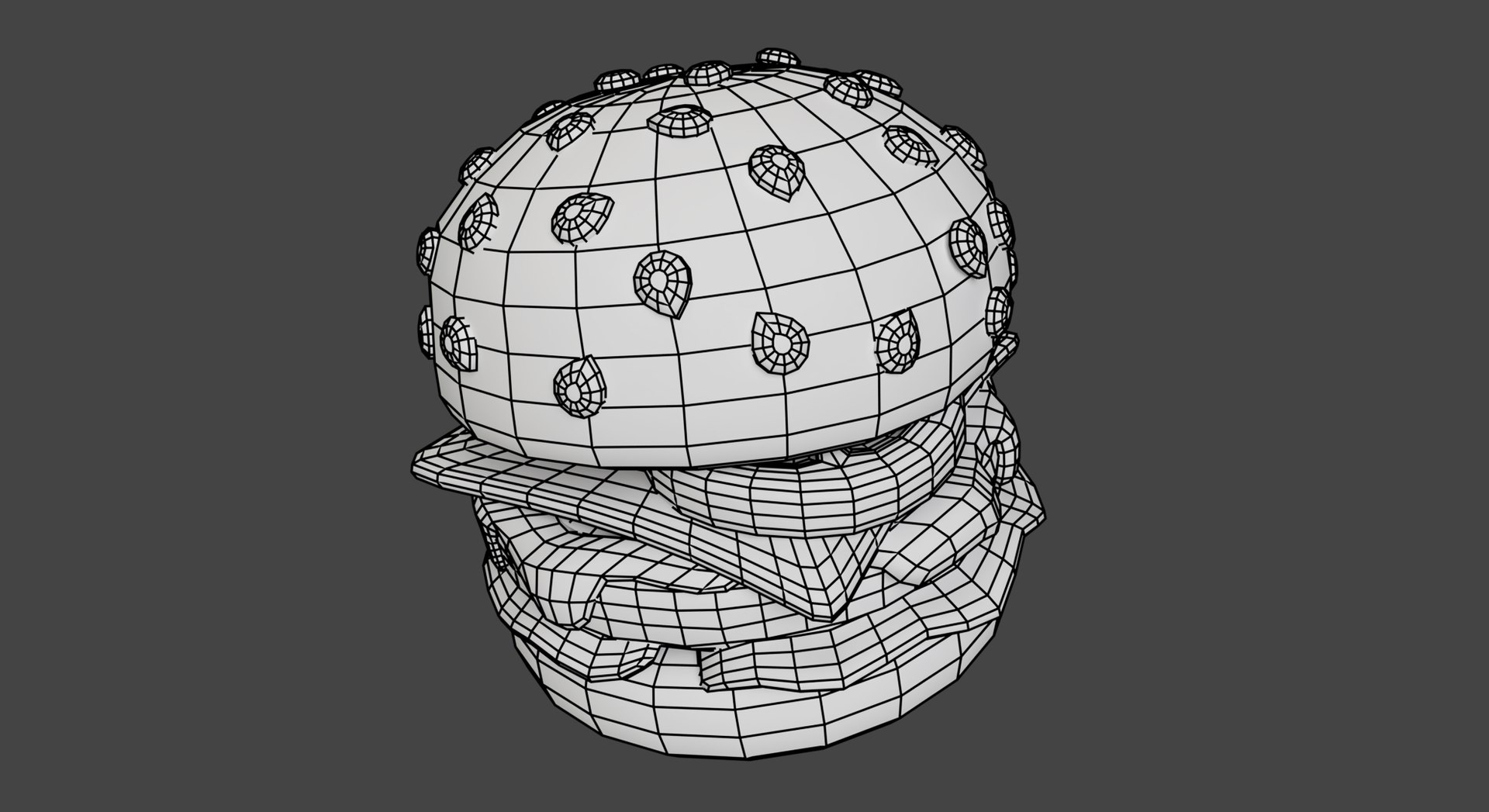 3D Model Cartoon Burger 3D Model - TurboSquid 1938818