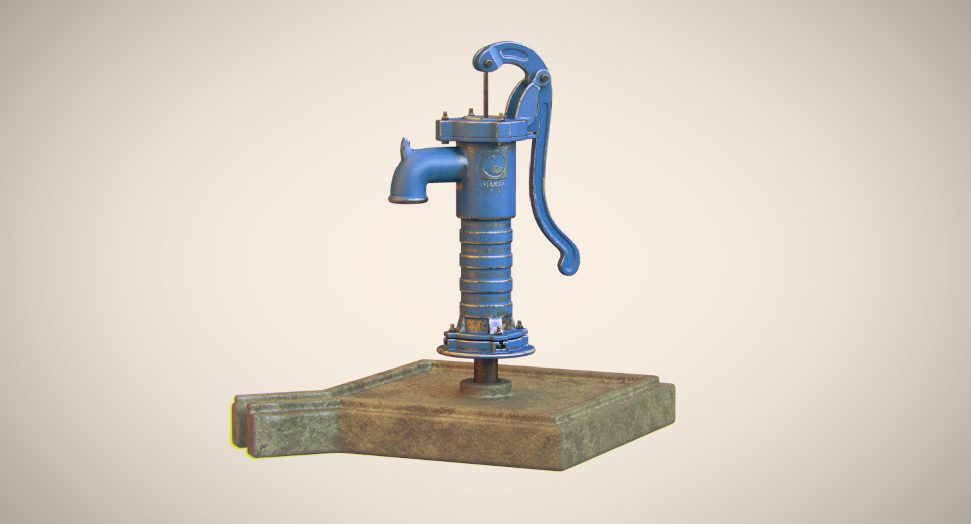 3D Model Hand Water Pump - TurboSquid 1386939