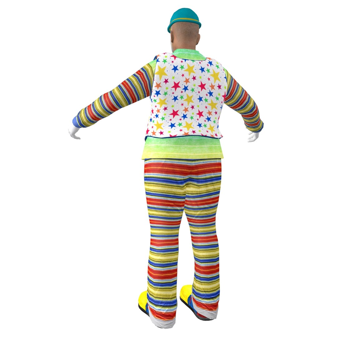 3d Model Of Clown Hat