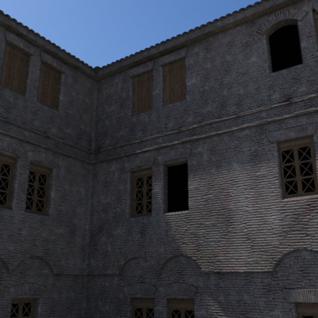 3d roman building insulae
