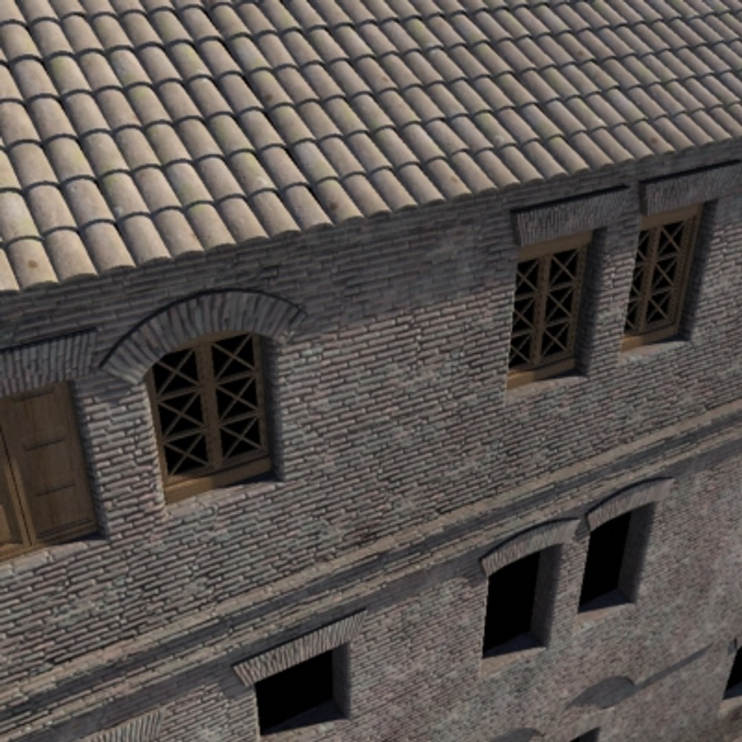 3d Roman Building Insulae
