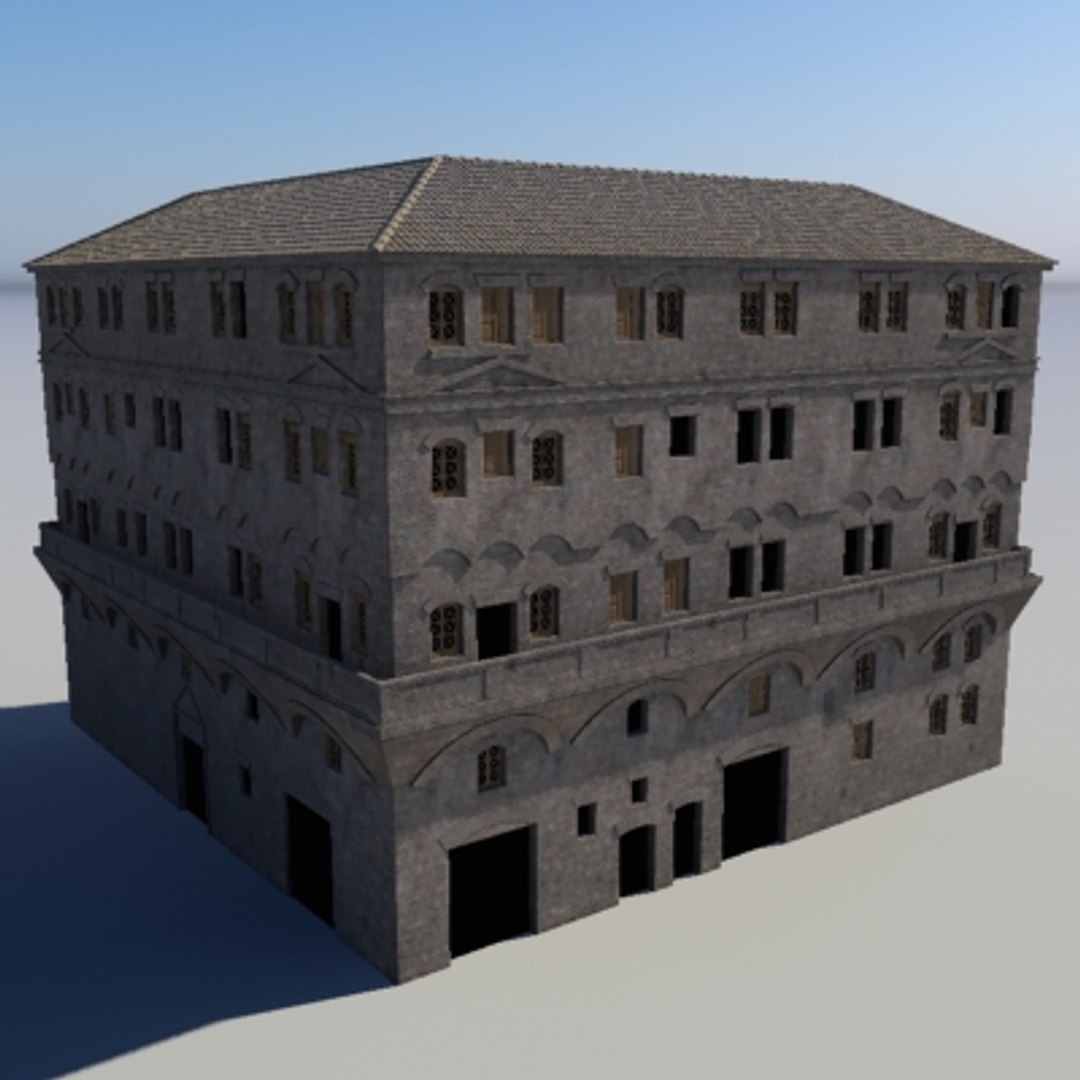 3d Roman Building Insulae