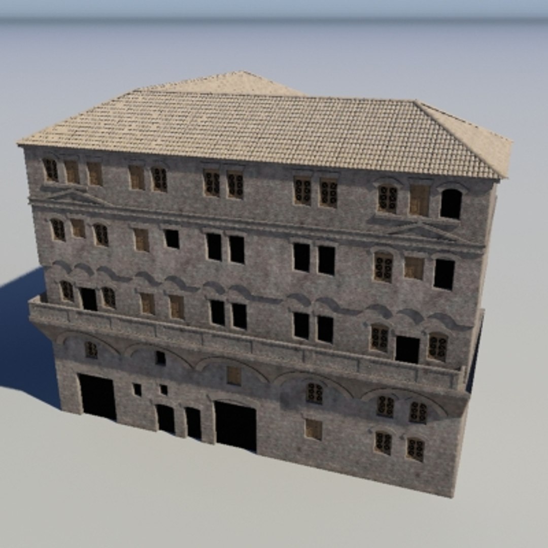 3d Roman Building Insulae