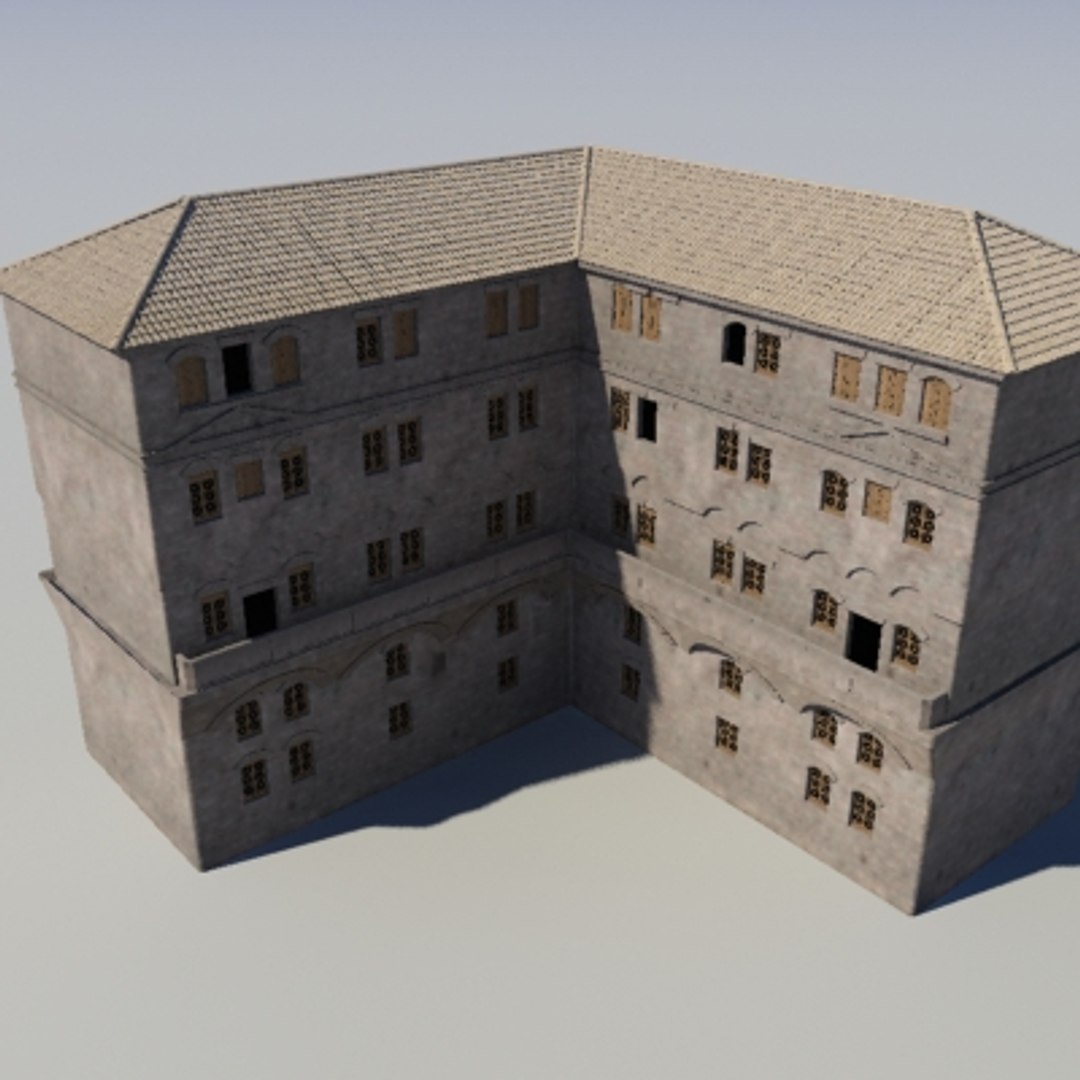 3d Roman Building Insulae