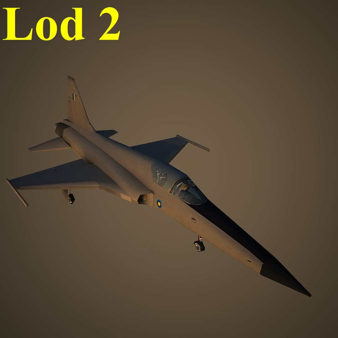 northrop rmf fighter 3d model