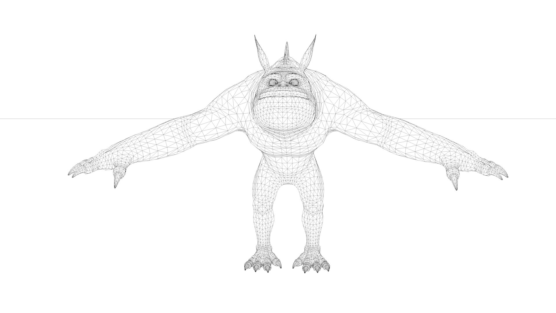 3D Monster Rigged And Animated Model - TurboSquid 2336746