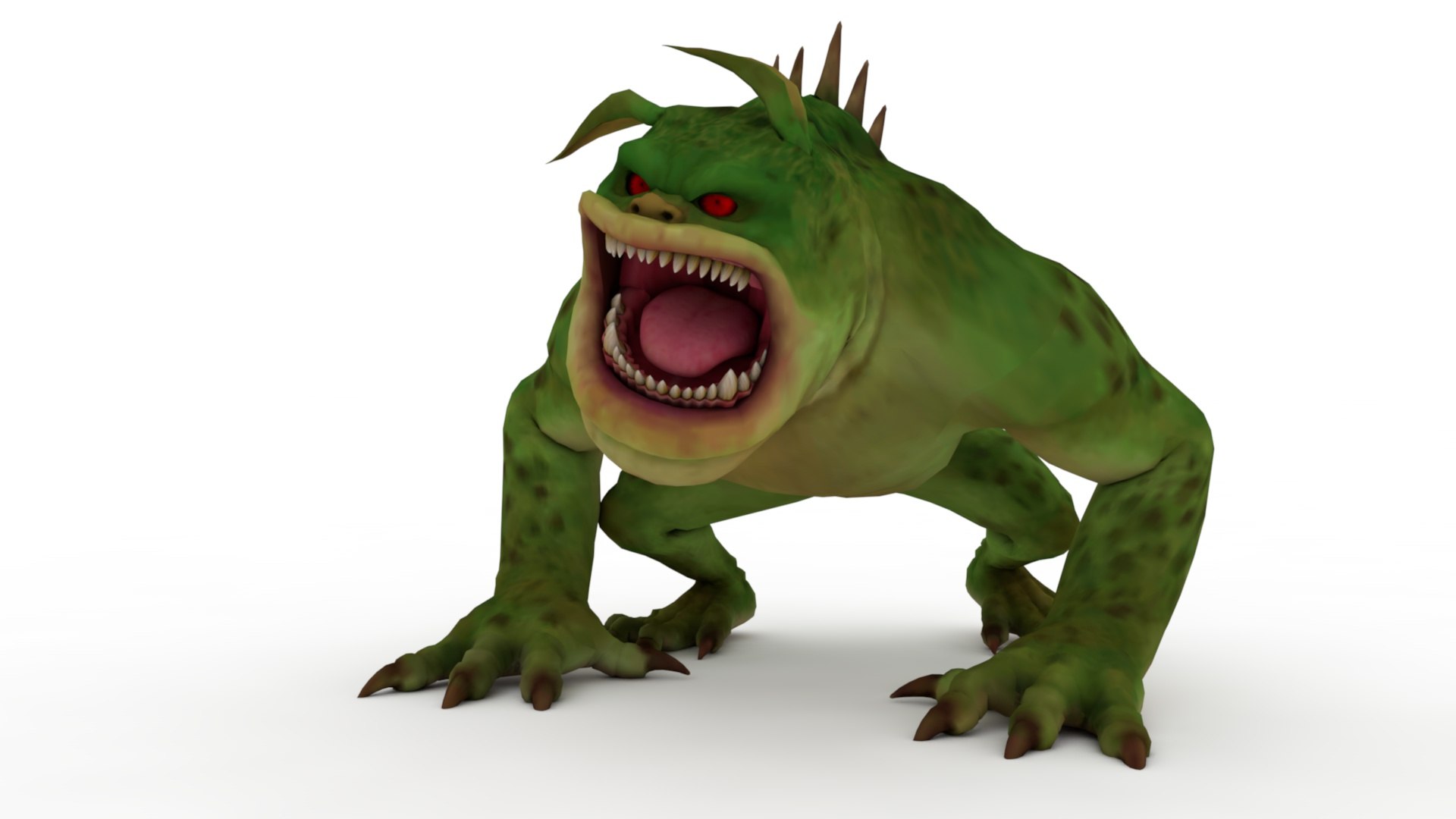 3D Monster Rigged And Animated Model - TurboSquid 2336746