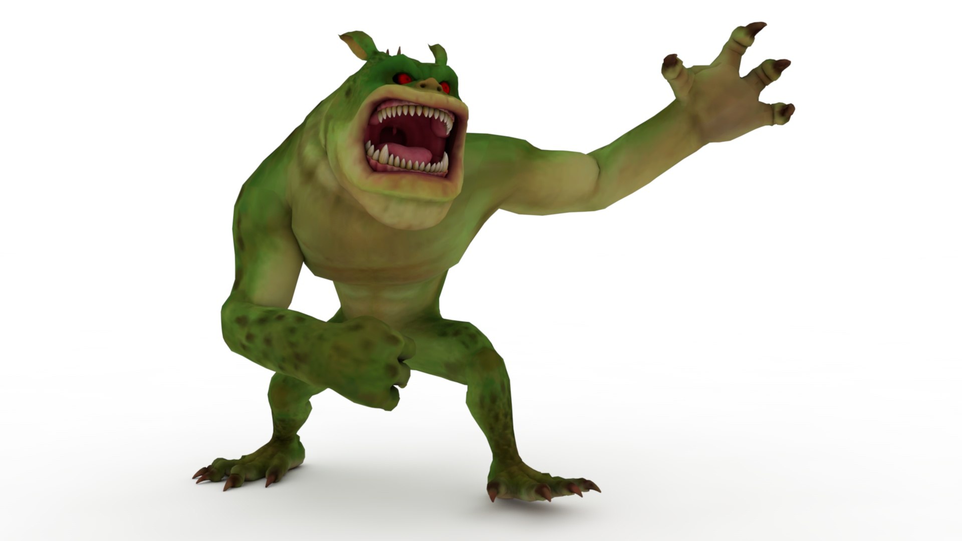 3D Monster Rigged And Animated Model - TurboSquid 2336746