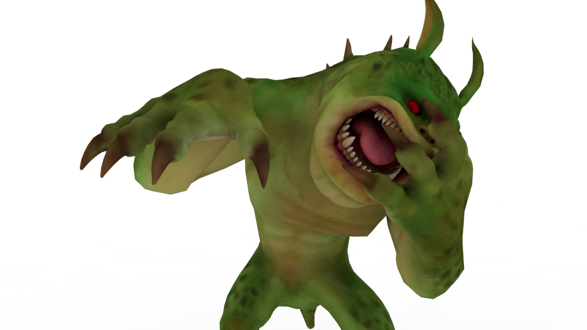 3D Monster Rigged And Animated Model - TurboSquid 2336746