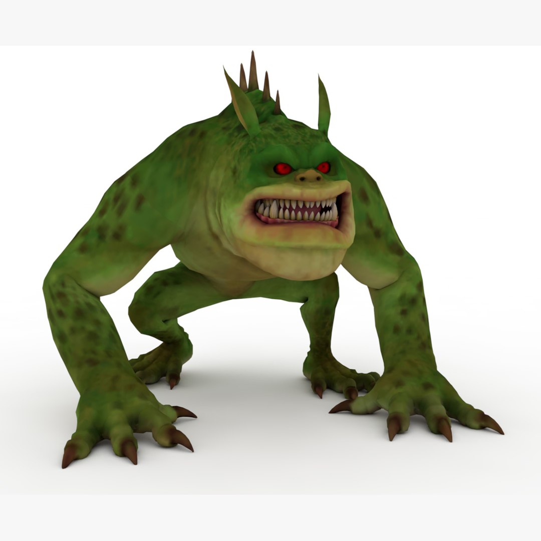 3D Monster Rigged And Animated Model - TurboSquid 2336746